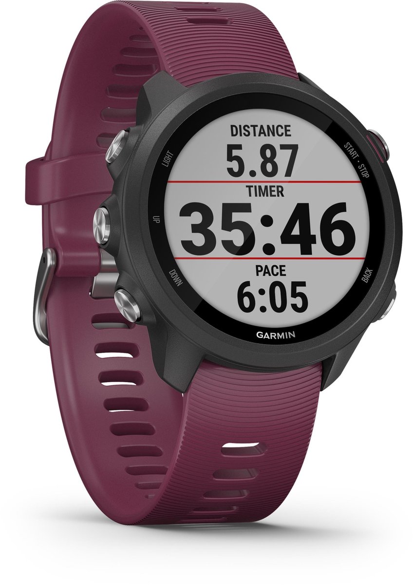 Garmin Forerunner 245 – Smartwatch – Berry/Zwart
